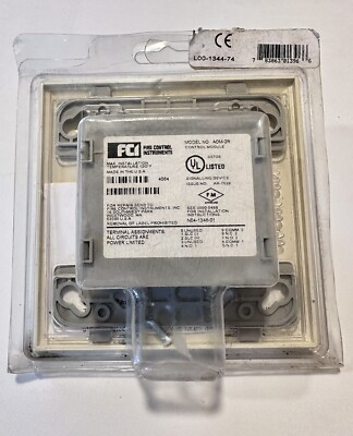 FCI Fire Control Instruments AOM-2R Addressable Output Relay Control ...