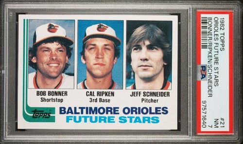 1982 TOPPS ORIOLES FUTURE STARS #21 CAL RIPKEN JR RC PSA 7 NM 1640 | eBay