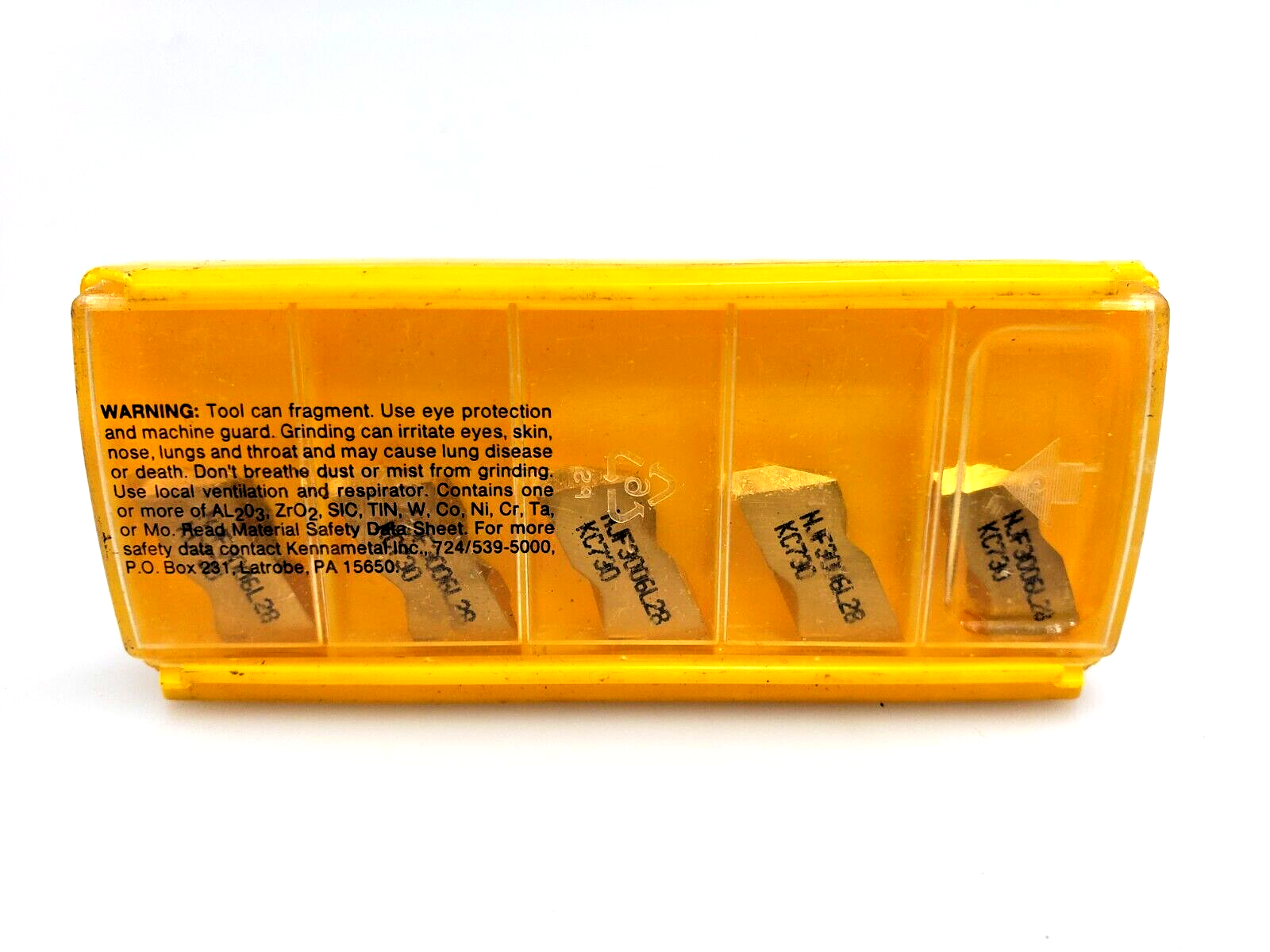 Kennametal NJF3006L28 KC730 Carbide Top Notch Threading Inserts (Box of ...