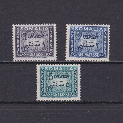 SOMALIA 1950, Sc# J55-J57, postage due, part set, MH | eBay