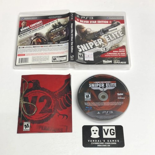 Ps3 - Sniper Elite V2 Silver Star Edition Sony PlayStation 3 Complete ...