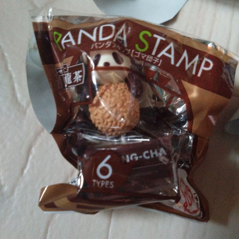 Panda Stamp Set 21pcs 6 Oolong Tea Designs Multi-Color Cute Collectible ...