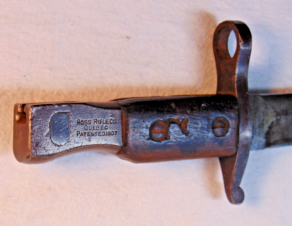 Antique Canadian Army Bayonet/Fighting Knife; WWI; Ross Rifle Co ...