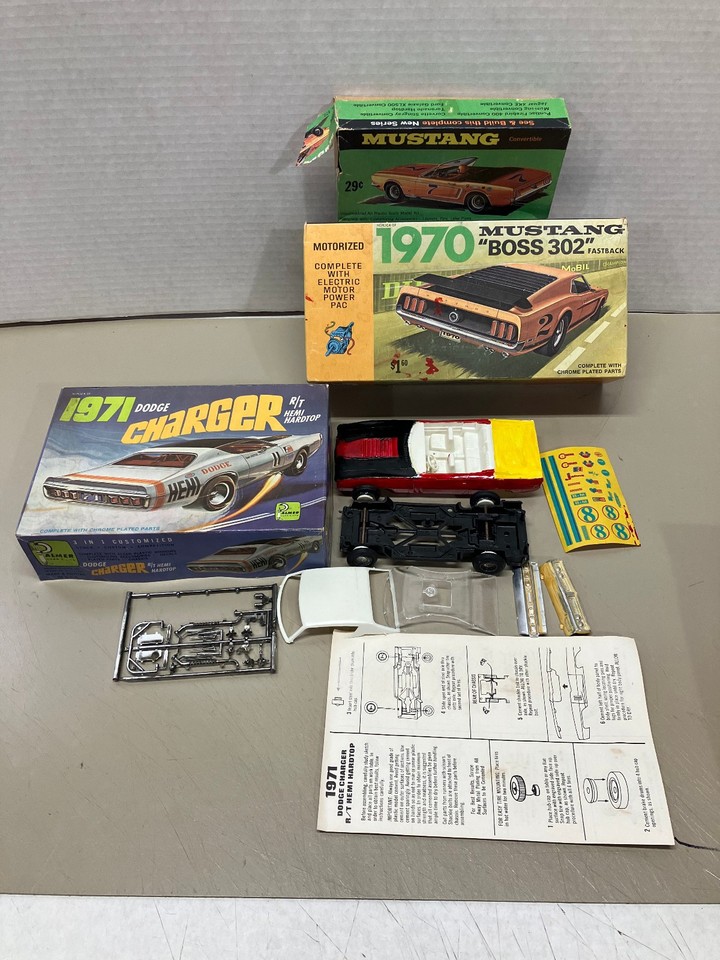 VINTAGE ORIGINAL PALMER 1960/70'S JUNKYARD LOT BUILT UP KITS & EMPTY ...