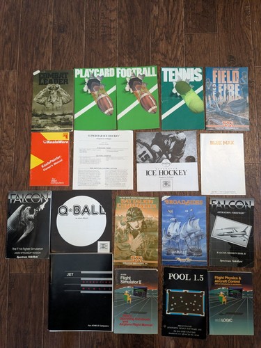 Vintage Video Game/Programs Manual Booklets 1980s!!! Atari/Computer | eBay