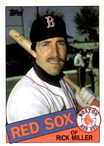 1985 Topps #502 Rick Miller - Boston Red Sox | eBay