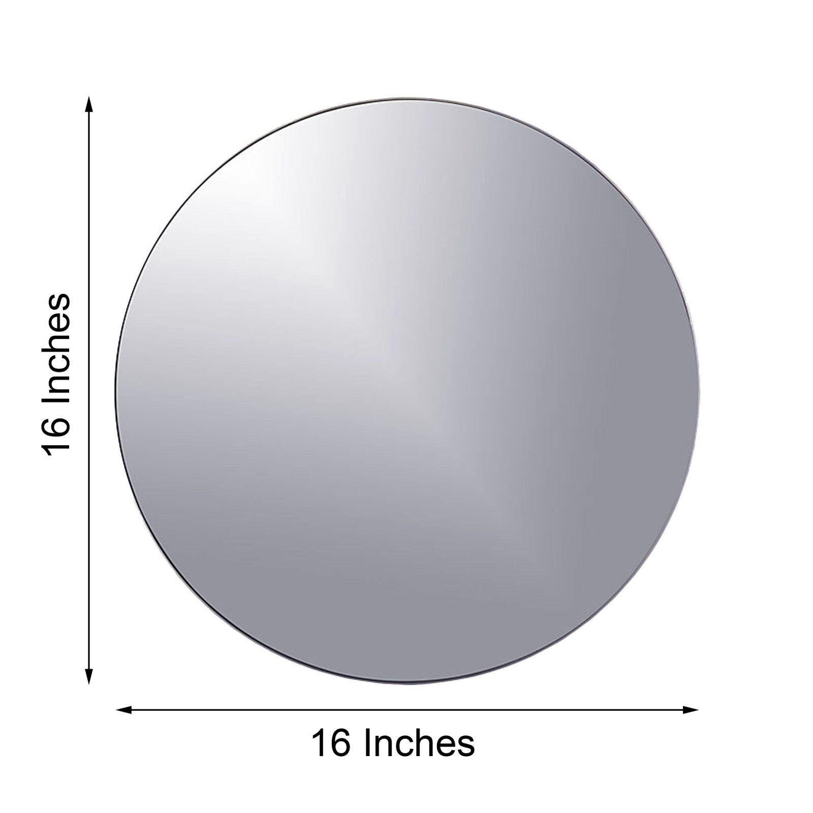 16" wide ROUND MIRRORS Party Wedding Centerpieces Wall Table Decorating ...
