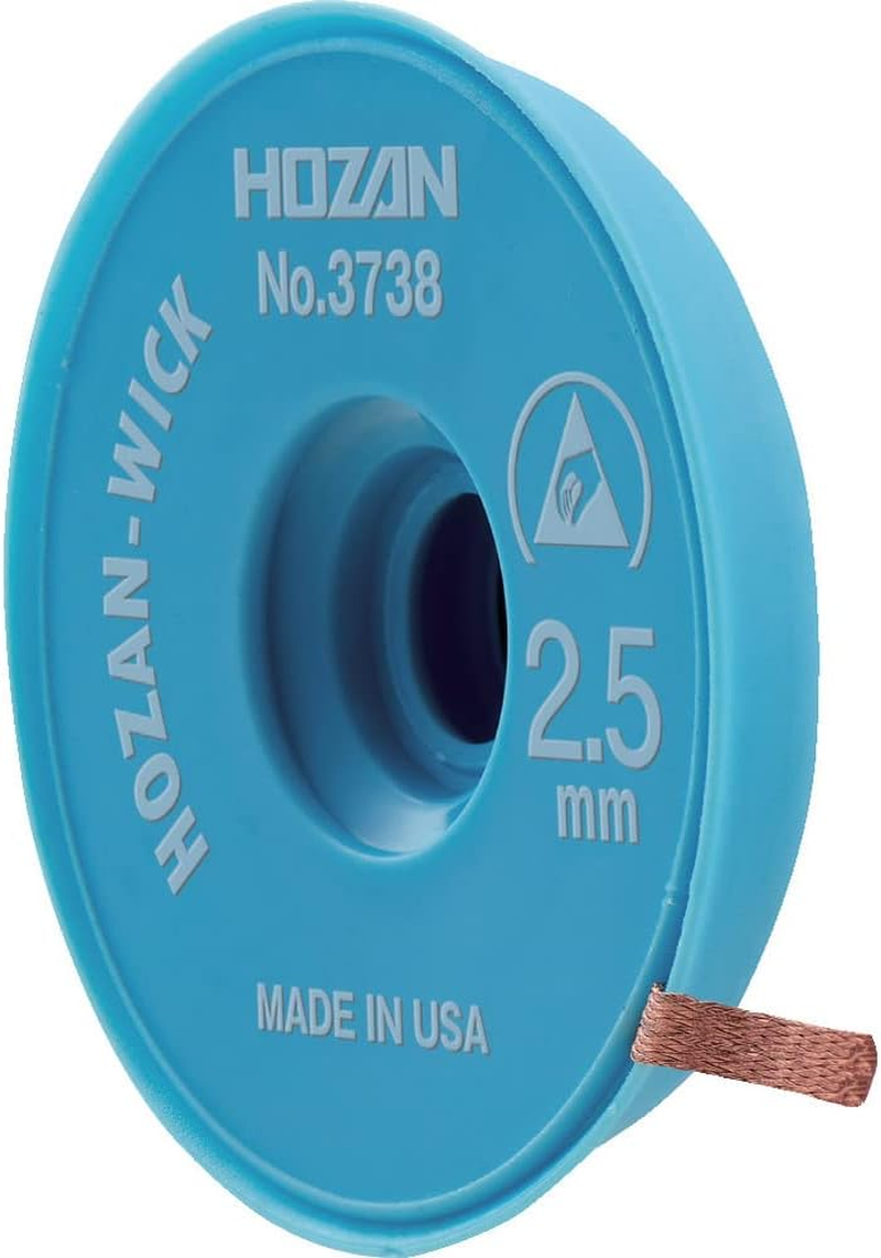 Solder Suction Wire, Solder Wick, Line Width: 0.1 Inches (2.5 Mm ...