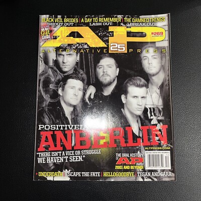 Alternative Press AP Magazine #269 December 2010 Anberlin 25 Years | eBay