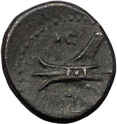 ARADOS in PHOENICIA 185BC Zeus Ram of Galley Ship Ancient Greek Coin ...