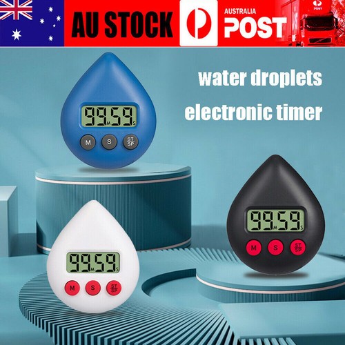 Brand New Blue Digital Shower Timer Energy Saver Waterproof Bathroom ...