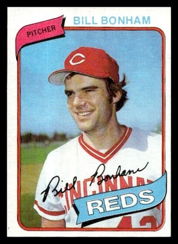 1980 Topps #47 Bill Bonham Cincinnati Reds Baseball card | eBay