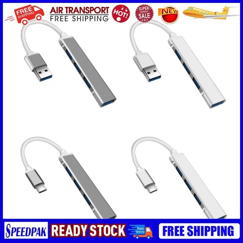 USB 3.0 Type-C Hub USB C Hub 4 Ports Multi Splitters Adapter for PC ...