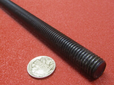 Metric 10.9 Steel Threaded Rod, RH, M14 x 2.0 Pitch x 1 Meter Length, 1 ...