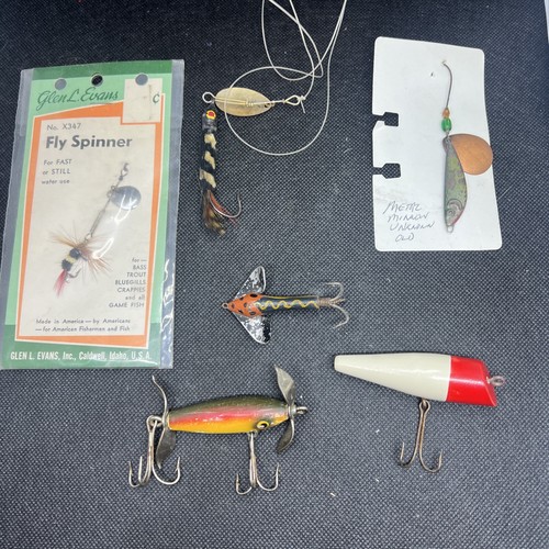 Vintage Fishing Lure Lot Devon Glen Evans Hico Eger | eBay