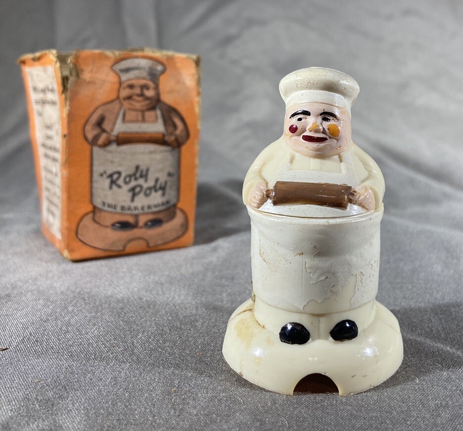 Vintage 1920 Roly Poly The Bakerman With box and Original Instructions ...