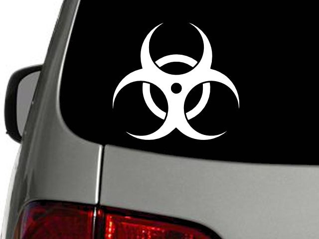 RADIOACTIVE NUKE NUCLEAR Vinyl Decal Car Wall Truck Sticker CHOOSE SIZE ...