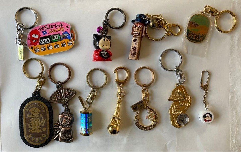 Japanese Keychain Vintage Souvenir Showa and Heisei Retro set of 18 | eBay