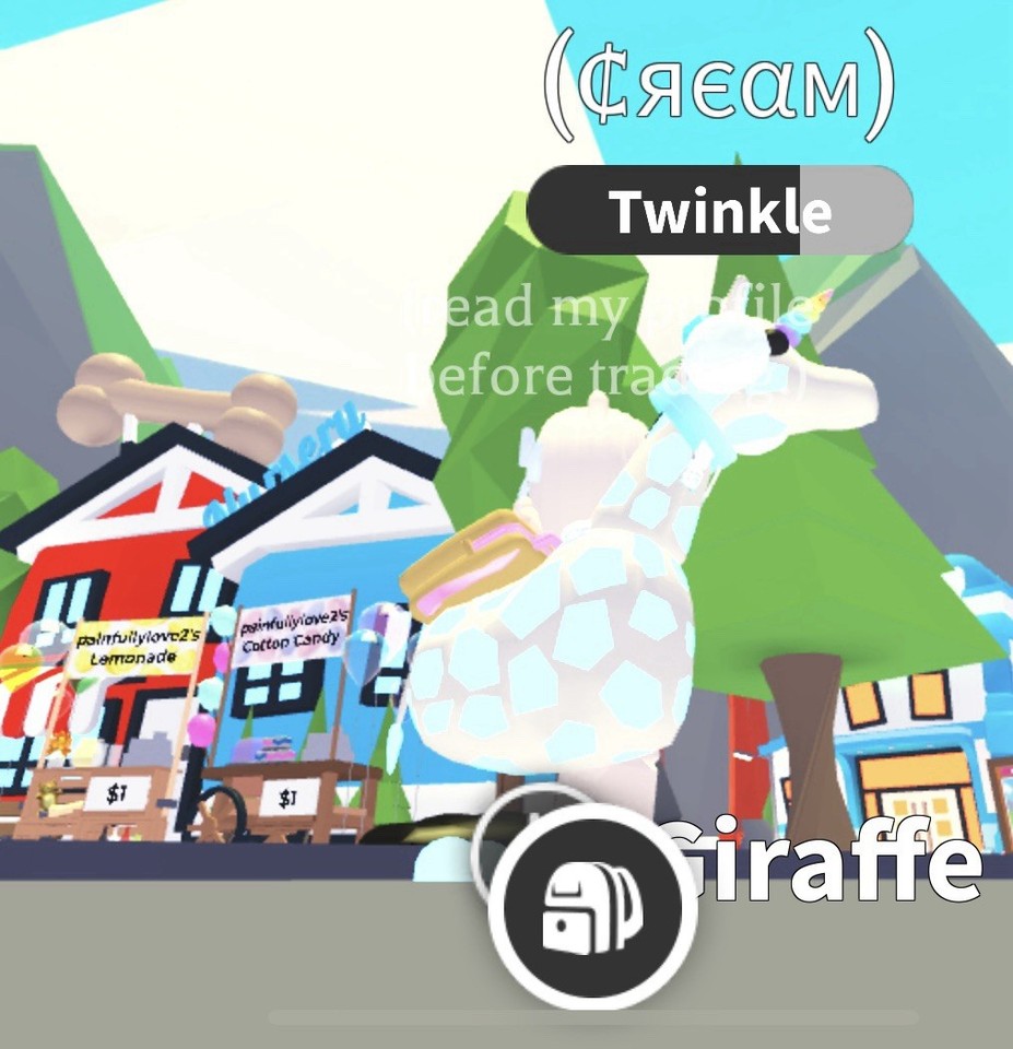 Roblox Adopt Me – Giraffe NFR (Neon Fly Ride) – FAST IN-GAME DELIVERY ...