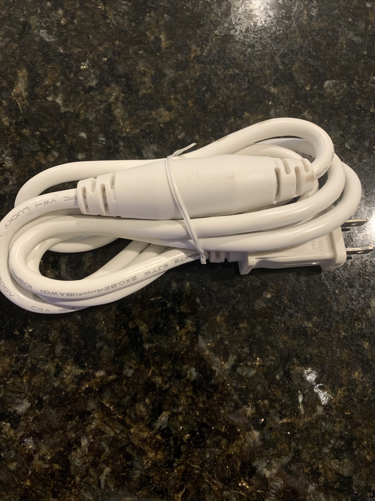 Standard 120 Volt 5 Foot LED Rope Light Power Cord Kit For 3/8” Rope ...