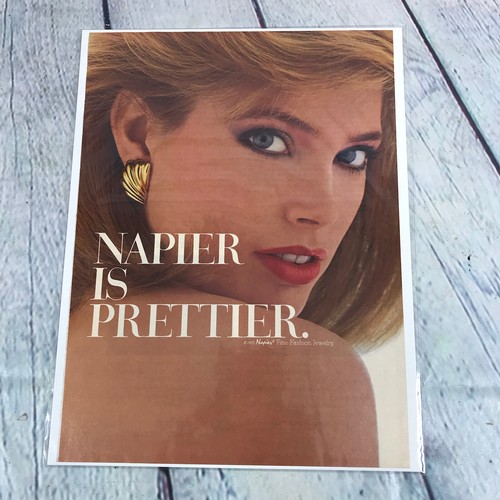 1983 Sexy Lady Napier Fashion Jewelry Vintage Print Ad/Poster Art ...