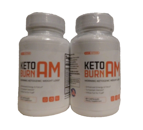 2 Bottles MORNING KETO BURN AM Pills FAST ACTING 60 DIET PILLS each ...