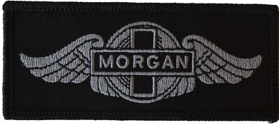 Morgan wings embroidered patch (black) | eBay