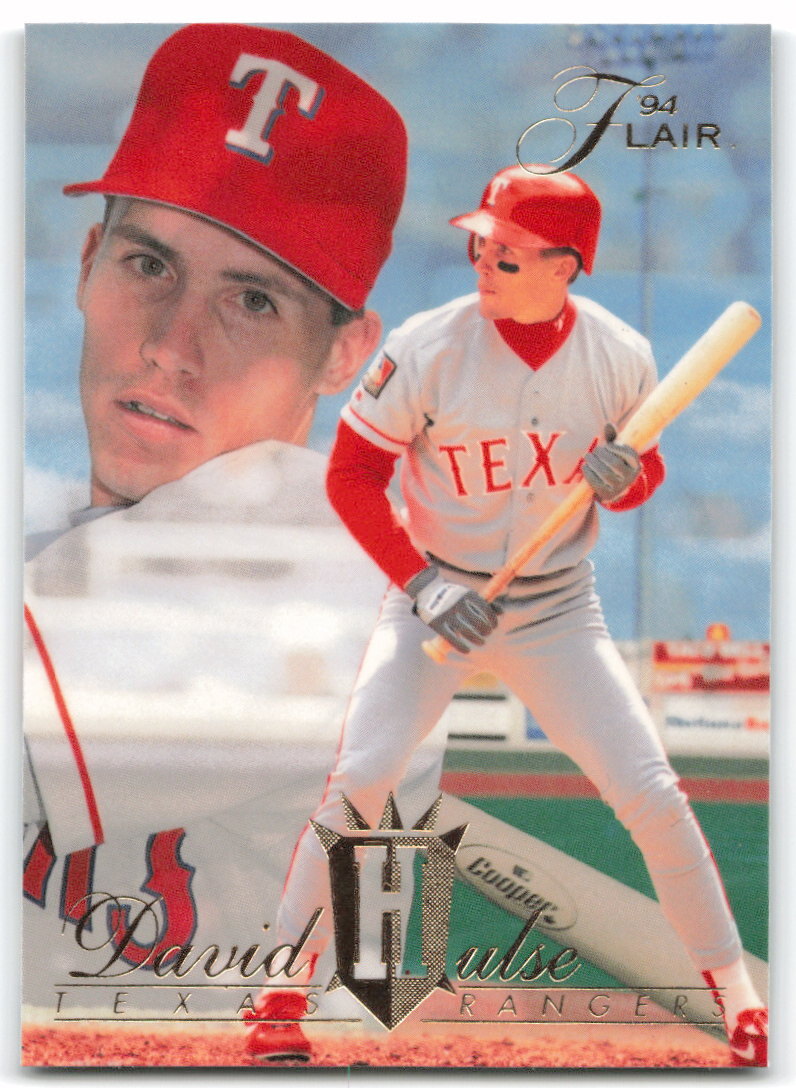1994 Fleer Flair #112 David Hulse Texas Rangers 2AC | eBay