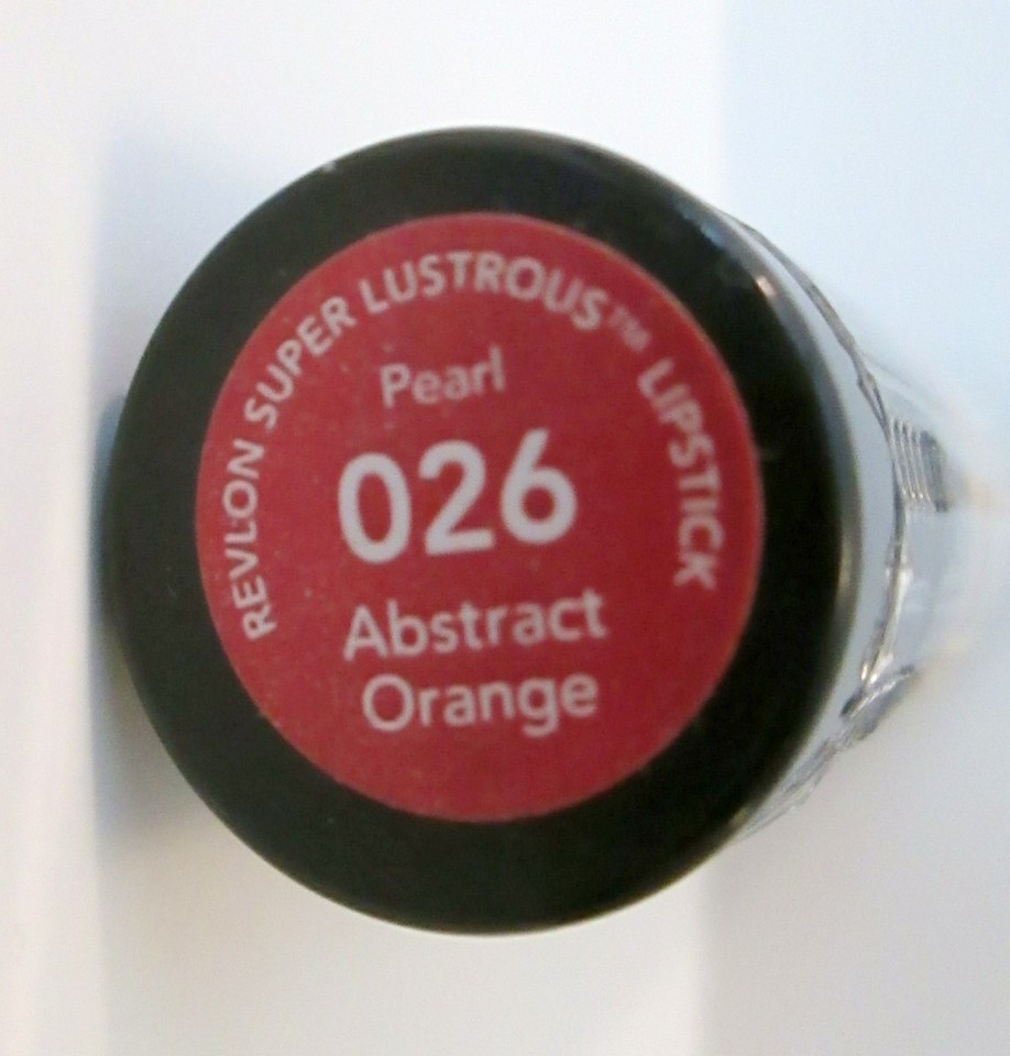 Revlon Super Lustrous Lipstick 026 ABSTRACT ORANGE Pearl SEALED | eBay