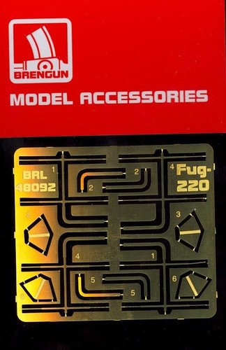 Brengun Models 1/48 FuG 202 LICHTENSTEIN SN2 AIRCRAFT RADAR Photo Etch ...