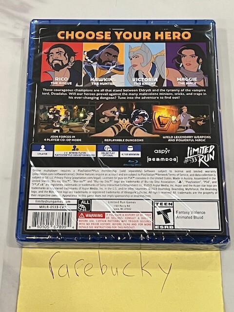 Mythforce (PS4 Playstation 4) NEW SEALED Y-FOLD MINT, RARE LRG! | eBay