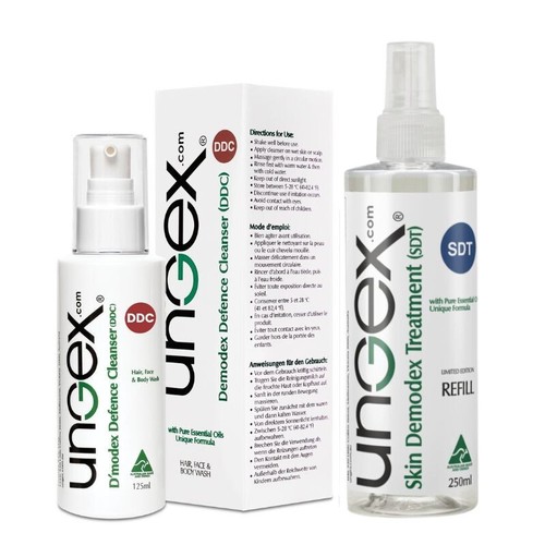 Demodex Solution Starter Kit for Face, Scalp, and Body - Combat ...