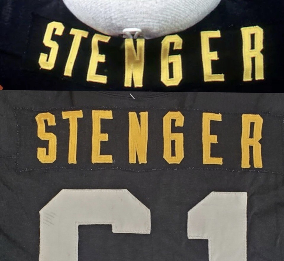 Brian Stenger c. 1970-1972 Pittsburgh Steelers Game Worn Jersey ...