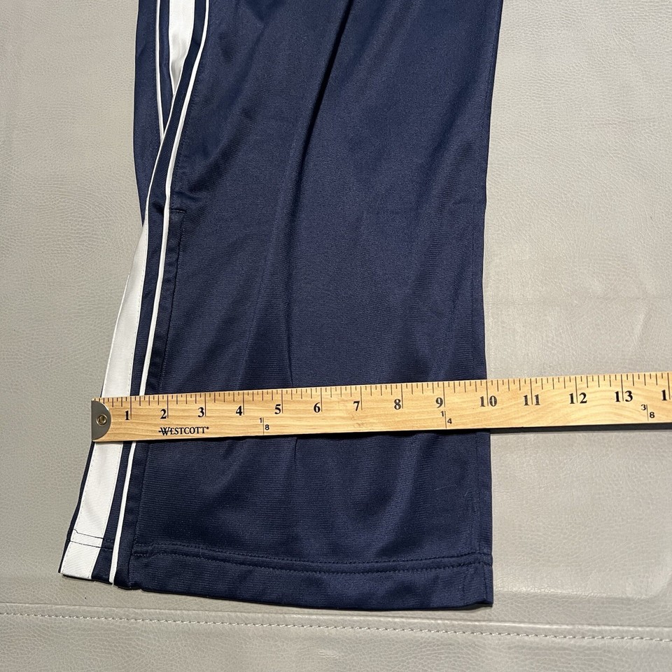 Nike Y2K Swoosh Polyester Wide Leg Flare Track Baggy Skater Rave Pants ...