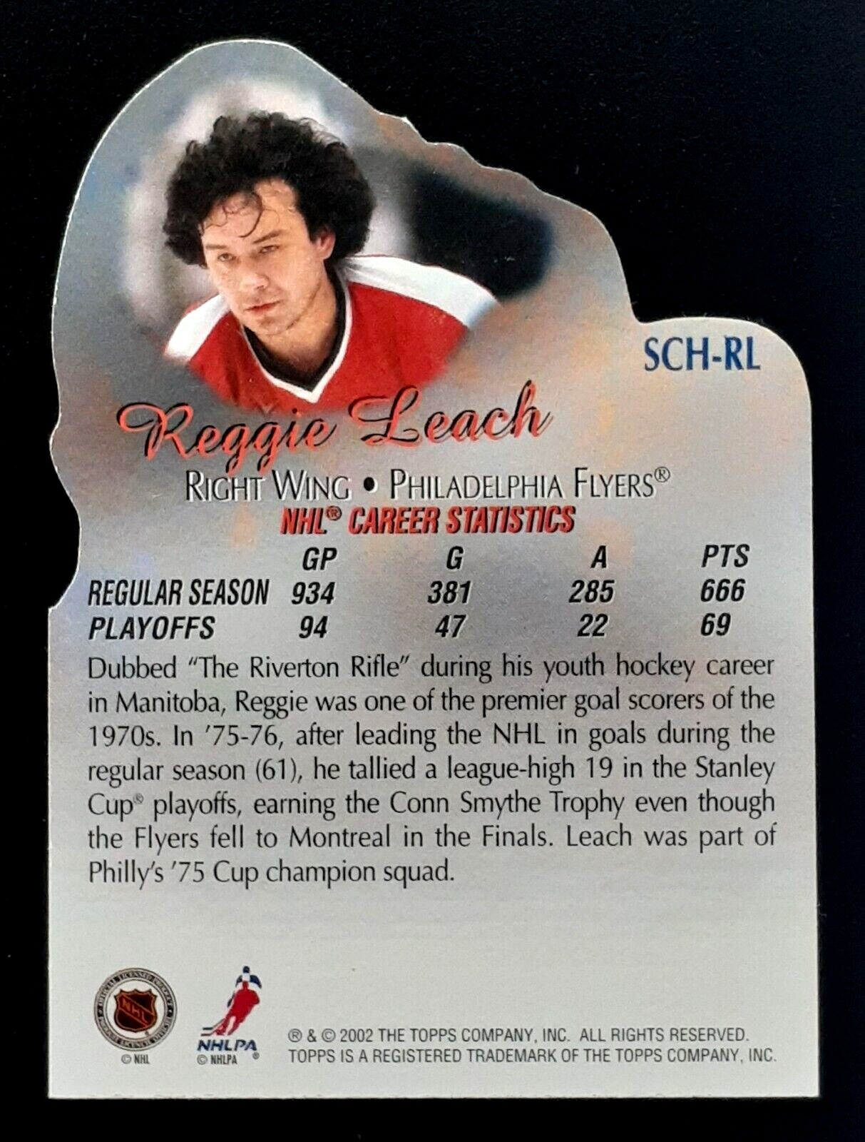 REGGIE LEACH 2002-03 TOPPS STANLEY CUP HEROES 02-03 NO SCH-RL 2214 | eBay