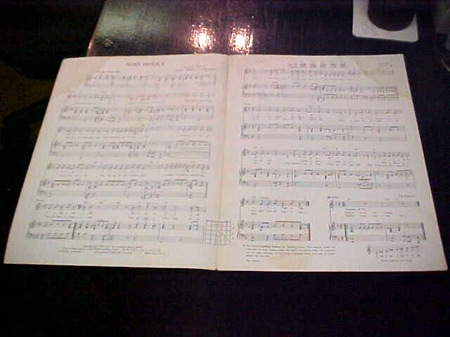 P.J. PROBY Sheet Music 1960's ROCK Niki Hoeky FIRST PRESSING Liberty ...