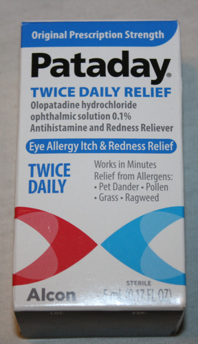 PATADAY Twice Daily Relief Eye Drops Allergy Antihistamine 5 mL 0.17 fl ...