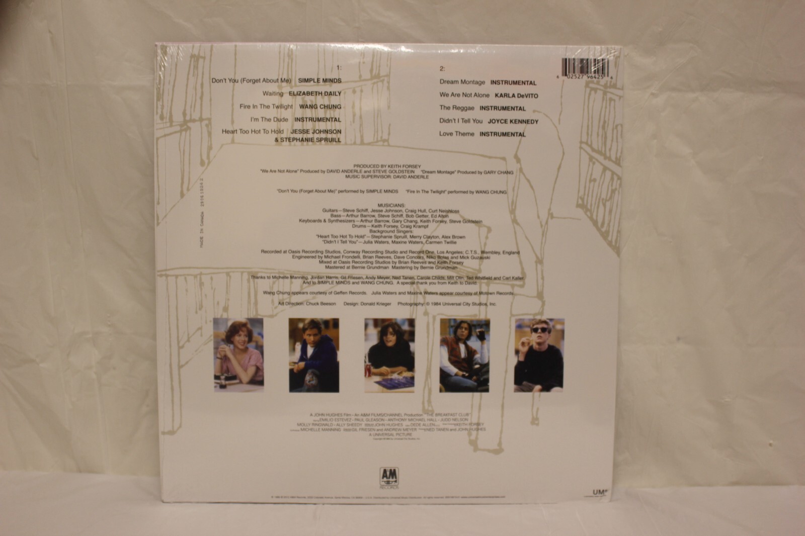 Breakfast Club [LP] by Original Soundtrack (Vinyl, Apr-2012, Universal ...