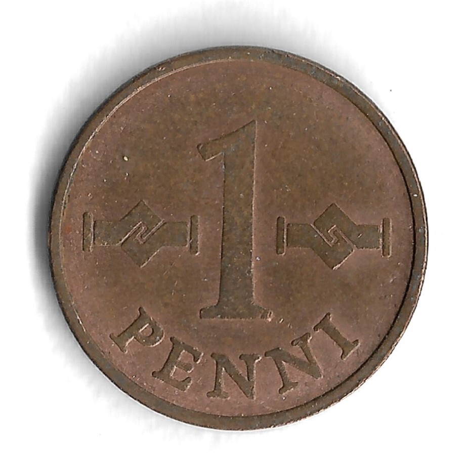1963 Finland 1 Penni World Coin - KM# 44 | eBay