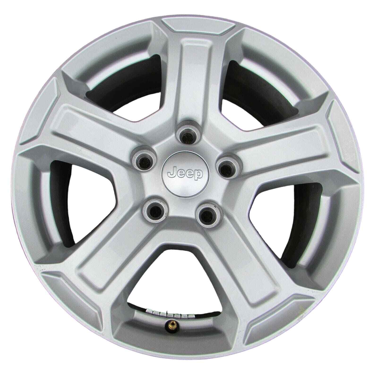 17 Inch Jeep wrangler JL 2018 2019 silver 17.7.5 5x5 OEM wheel rim 9216 ...