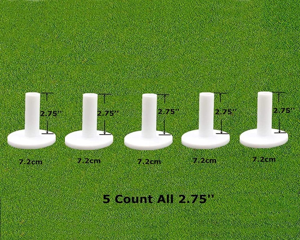 Rubber Golf Tees For Driving Range Practice Mats 5 Pack White Christmas ...