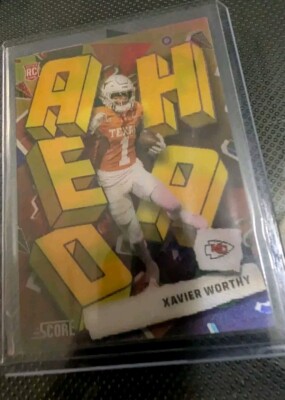 2024 PANINI SCORE XAVIER WORTHY STEP AHEAD CASE HIT ROOKIE CARD | eBay