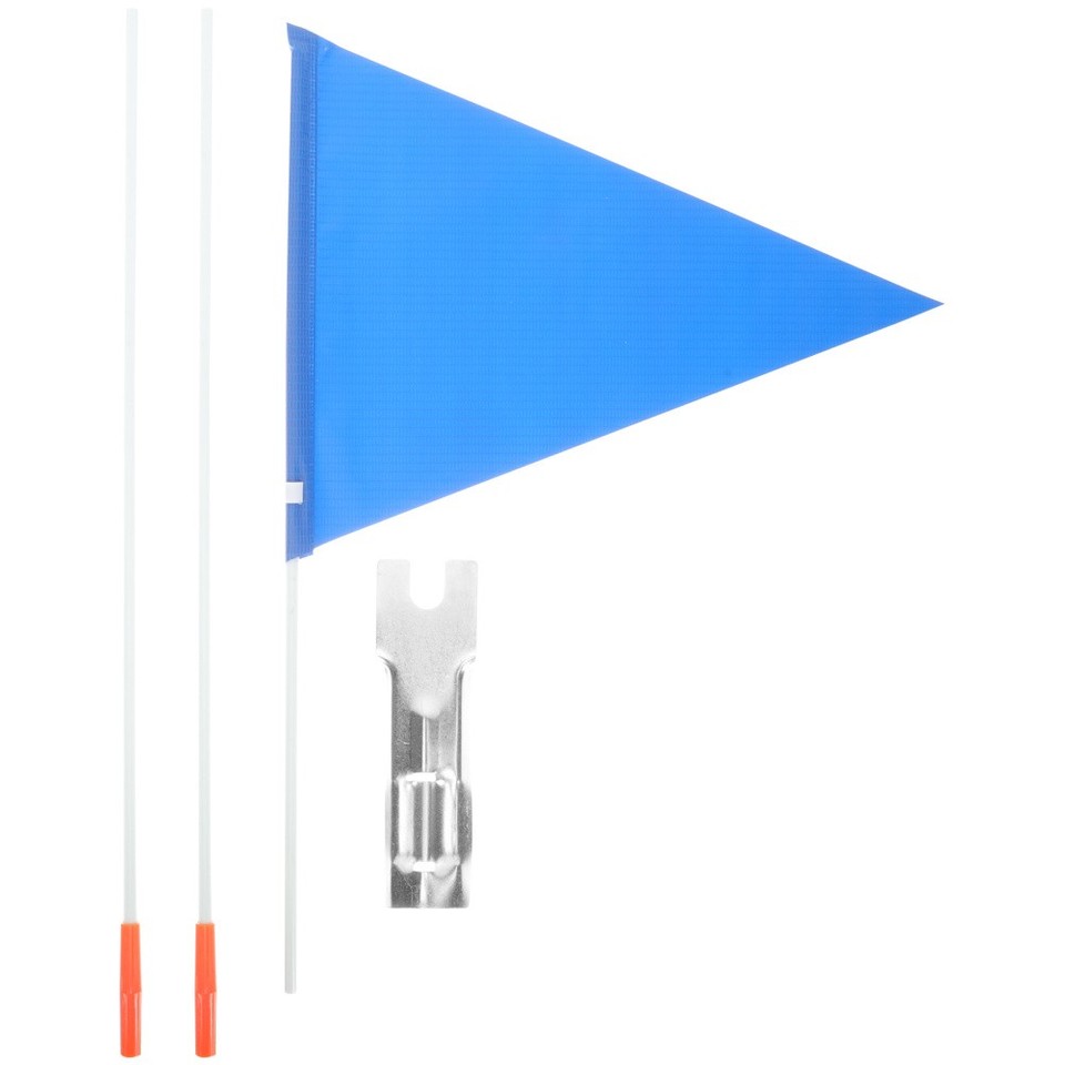 Bike Safety Flag With Pole Lightweight Glass Fiber For Cycling Tail ...