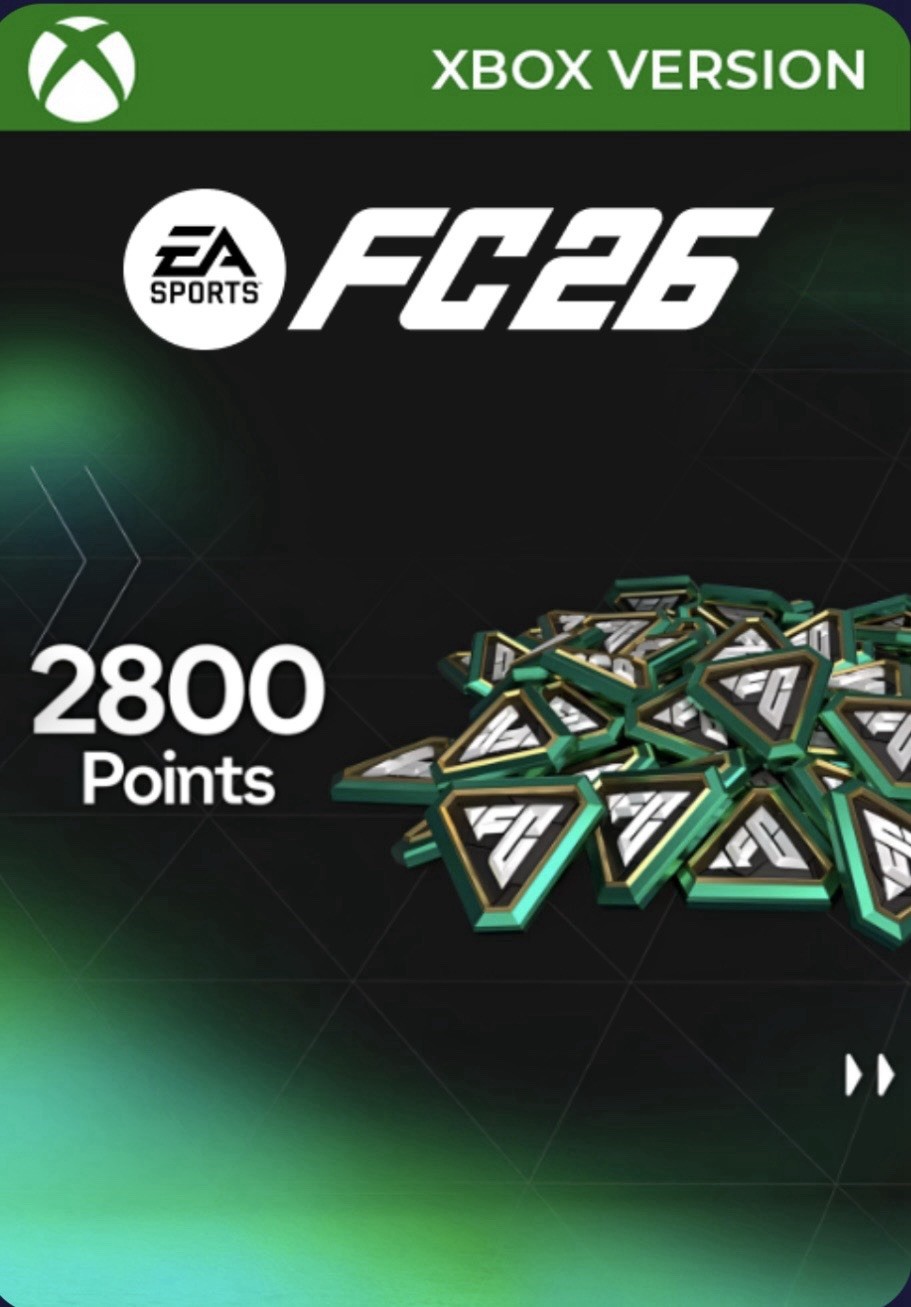 🔥2800 FC Points🔥 EA SPORTS FC 26 - Xbox One & Xbox Series X|S Digital ...