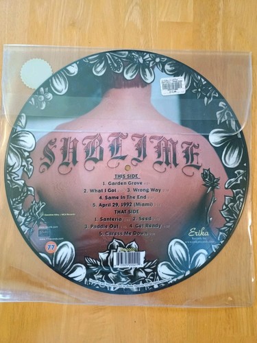SUBLIME Self Titled PICTURE DISC Limited Edition LP Vinyl Record | eBay