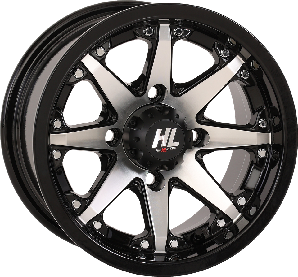 High Lifter HL10 Rear Wheel Tire - 12x7 - 2+5 Off - - Machined/Gloss ...