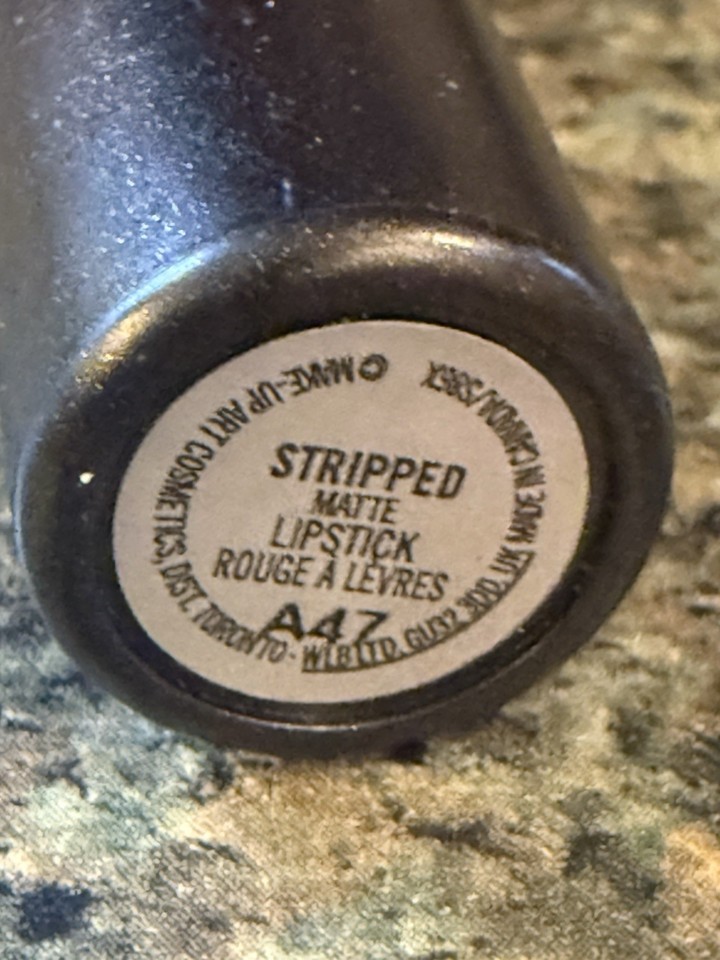 Mac Matte Lipstick~Stripped~NWOB~Full Size~Rare | eBay
