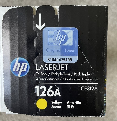 HP 126A CE312A Yellow Toner Print Cartridge Sealed NEW | eBay