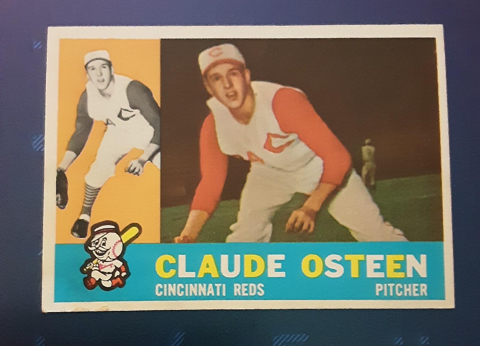 ⚾️ 1960 Topps #206 CLAUDE OSTEEN CINCINNATI REDS EXNM ⚾️ | eBay