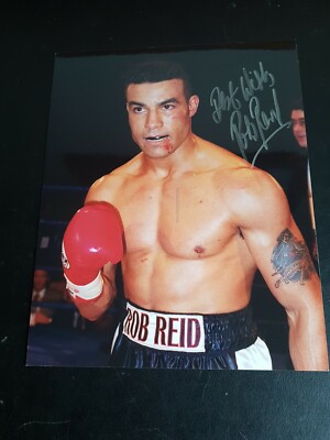 ROBIN REID , BOXING CHAMPION - 10x8 PHOTO SIGNED. | eBay